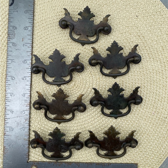 Other | Vintage Bronze Drawer Pulls Handles Set | Poshmark